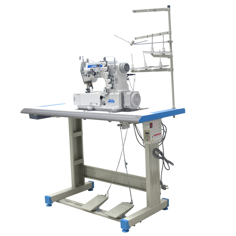 DS-500D High Speed Industrial Sewing Machine 5 Thread Stitch Fabric ...