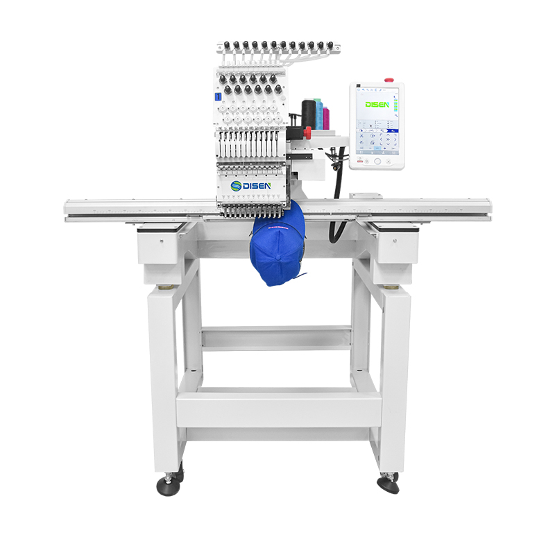 Embroidery Machine factory Cap T-shirt embroidery machine 1200*500 area ...