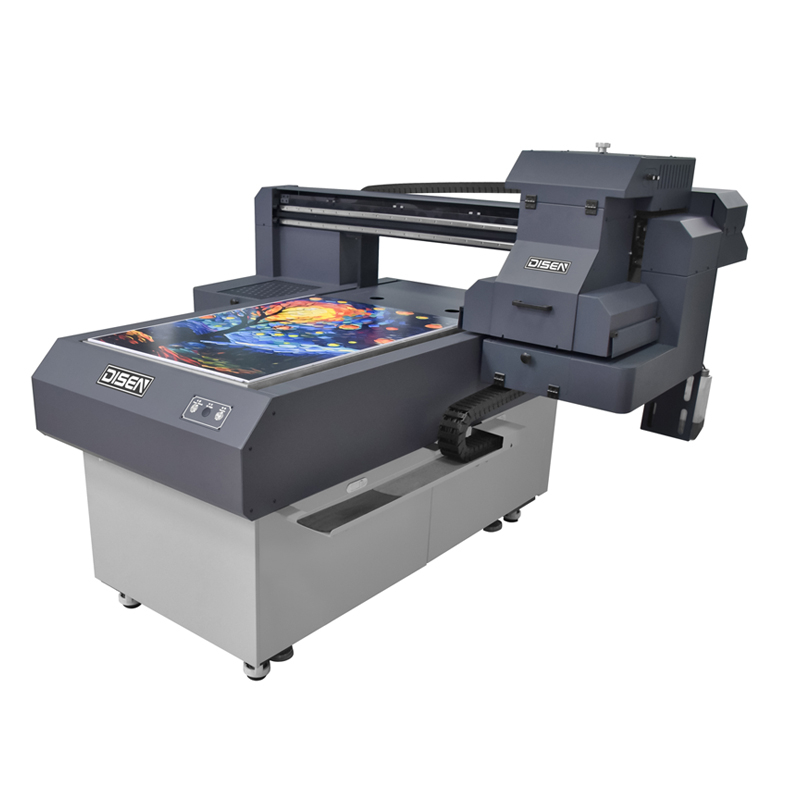 Multifunctional 6090 Flatbed uv printer Crystal acrylic glass uv inkjet ...